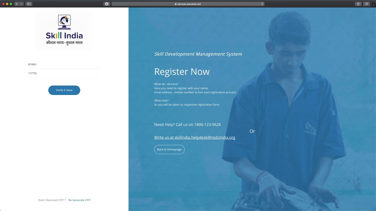 Skill India Portal - Assessor Registration - YouTube