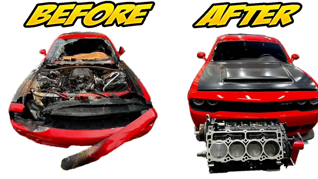 I Built a 1500HP Dodge Challenger Hellcat from SCRAP - YouTube