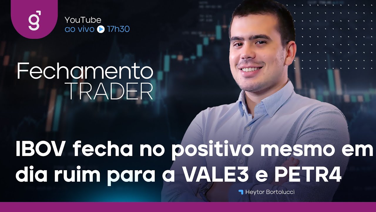 🔴 08/01/2024- IBOV FECHA NO POSITIVO MESMO EM DIA RUIM PARA VALE3 E PETR4 | Fechamento Trader ...