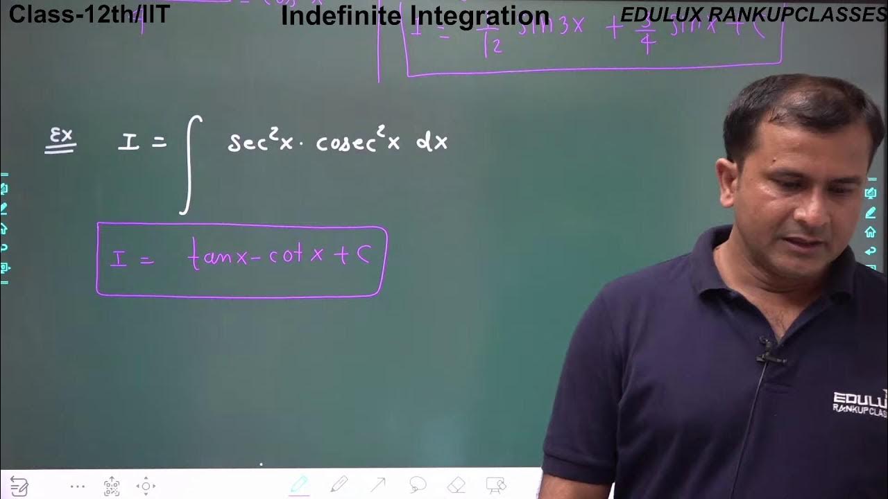 Indefinite Integration (Mathematics) Class-12th/IIT - YouTube