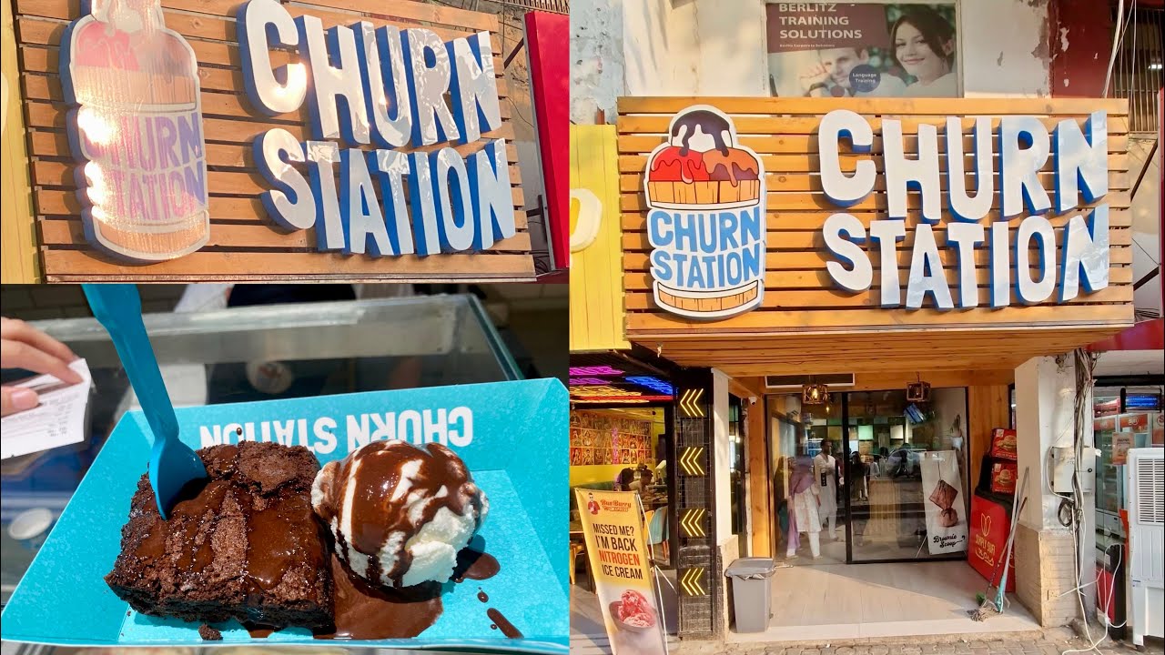 Churn station f7 branch Islamabad full review | Location, price, taste ...