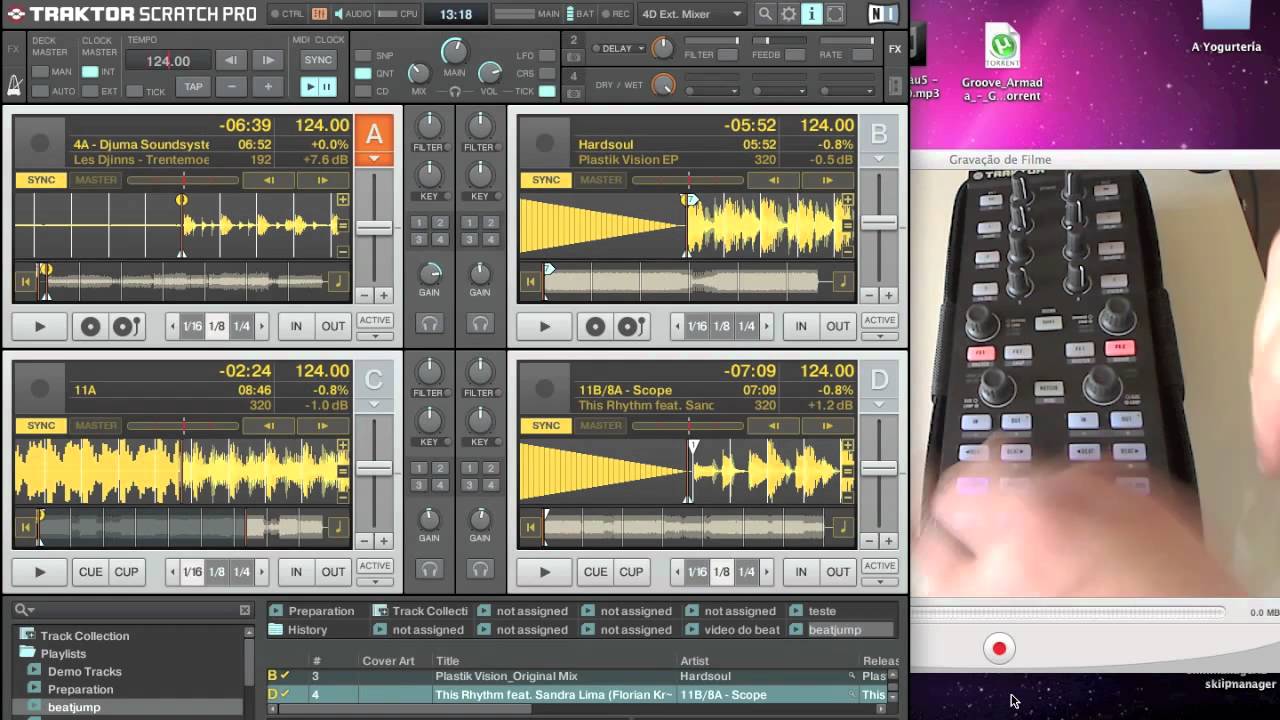 Tutorial Traktor - Mapeamento Uma Kontrol X1 para controlar 4 decks ...