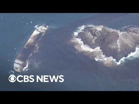 Abandoned Russian tanker leaking oil threatens environmental disaster off Oman coast
