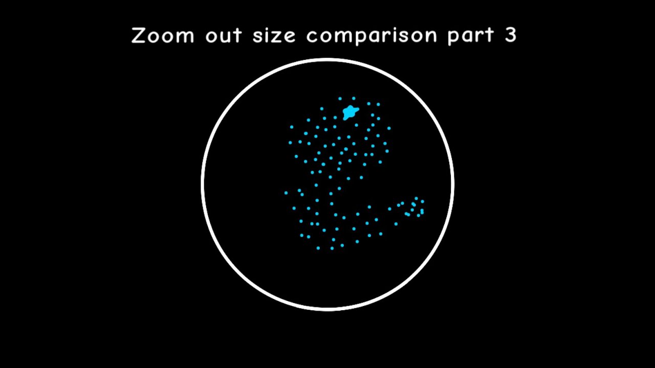 Zoom out size comparison part 3 - YouTube
