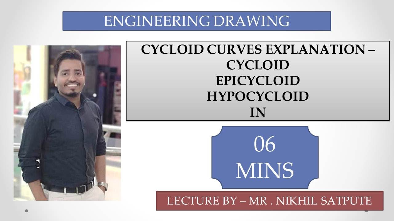 Engineering Drawing | Cycloid Curves Explanation | Easy Drawing ...