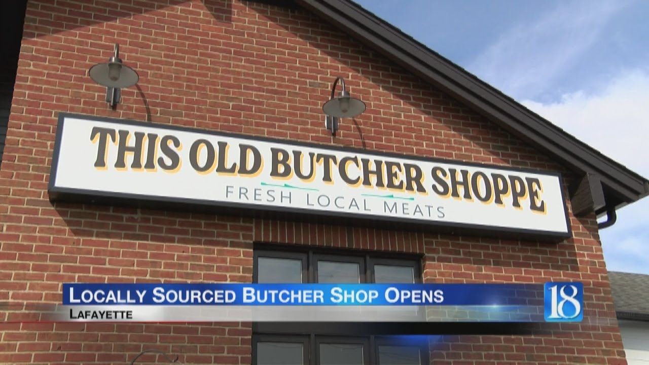 Locally Sourced Butcher Shop Opens in Lafayette - YouTube