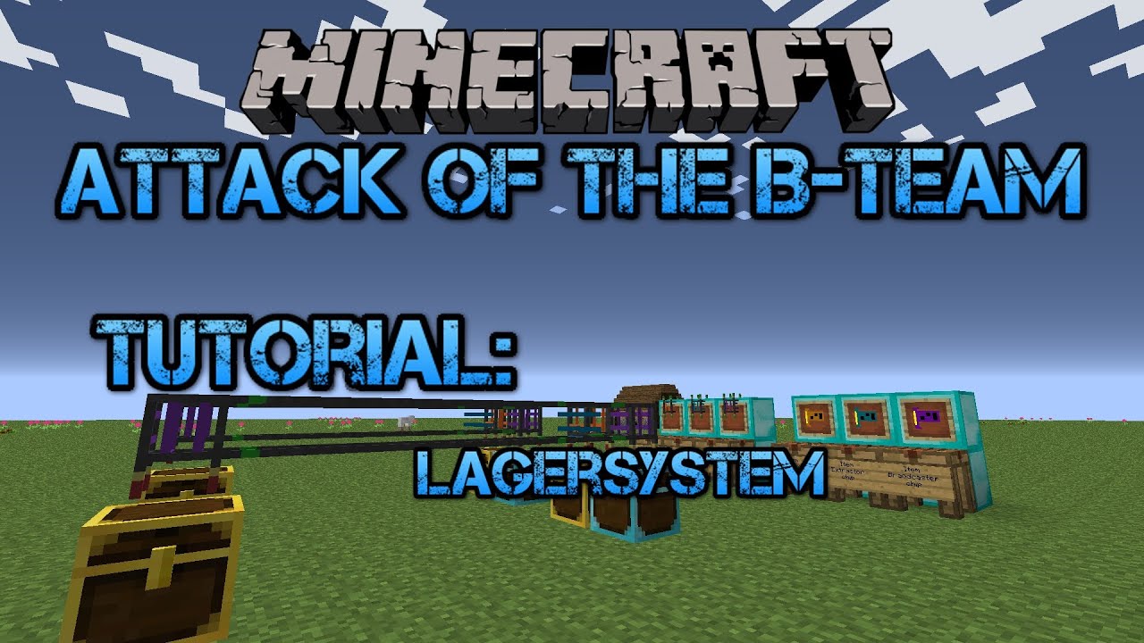 Lagersystem! Minecraft Attack of The B-Team Tutorial [Deutsch / German ...