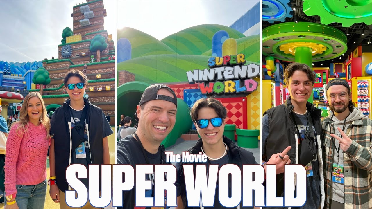 SUPER MARIO WORLD AT UNIVERSAL STUDIOS HOLLYWOOD | THE MOVIE - YouTube