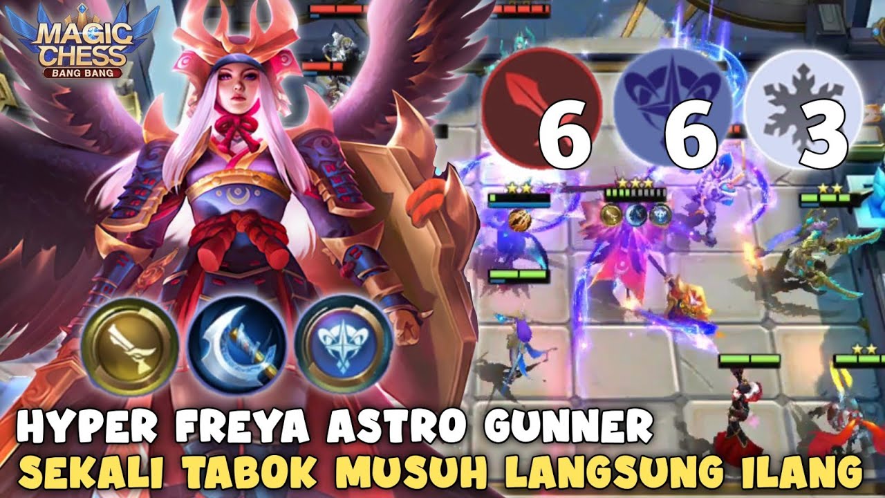 HYPER FREYA ASTRO GUNNER SEKALI TABOK LANGSUNG ILANG 6 WM 6 ASTRO 3 ...