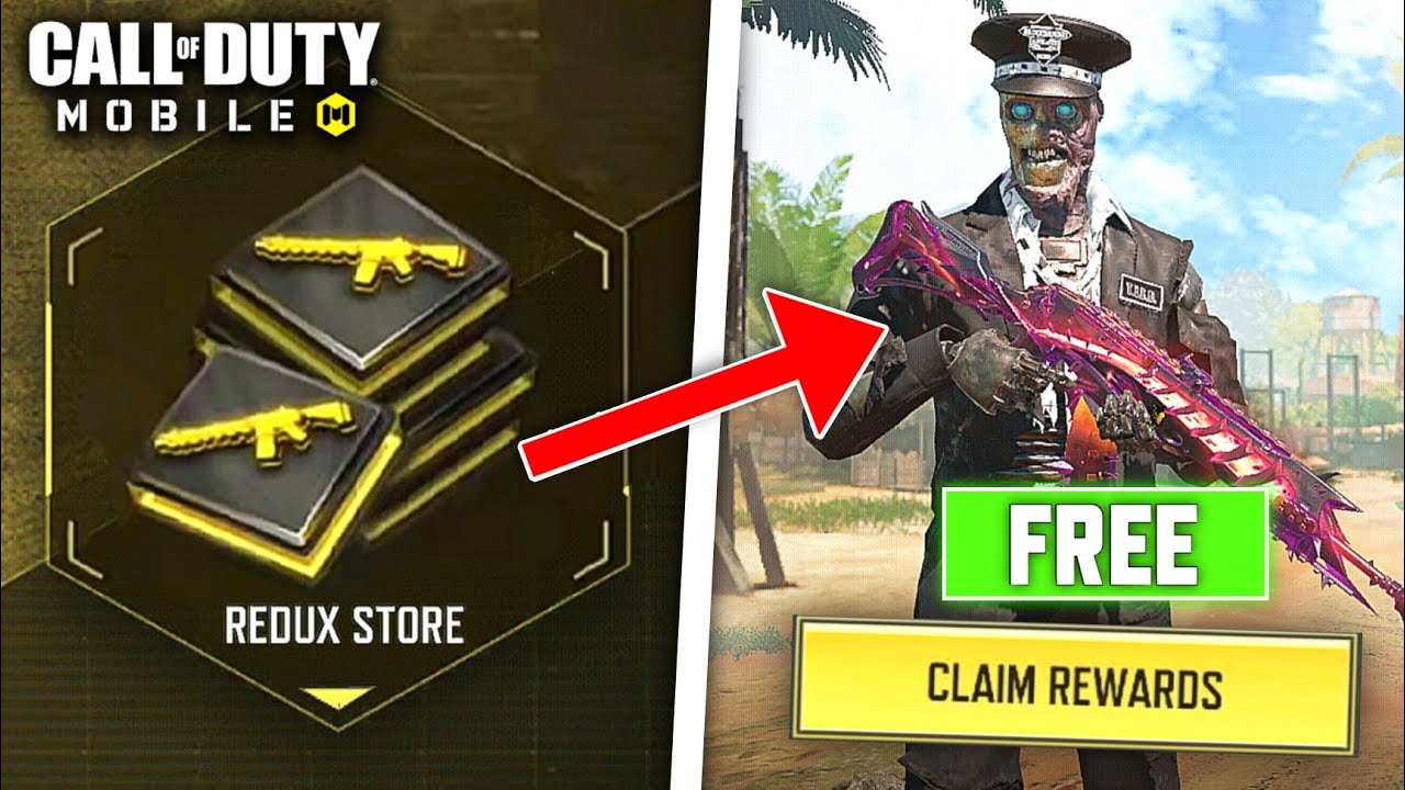NEW WAY to redeem FREE SKINS & CHARACTER in COD Mobile!! Redux Store ...