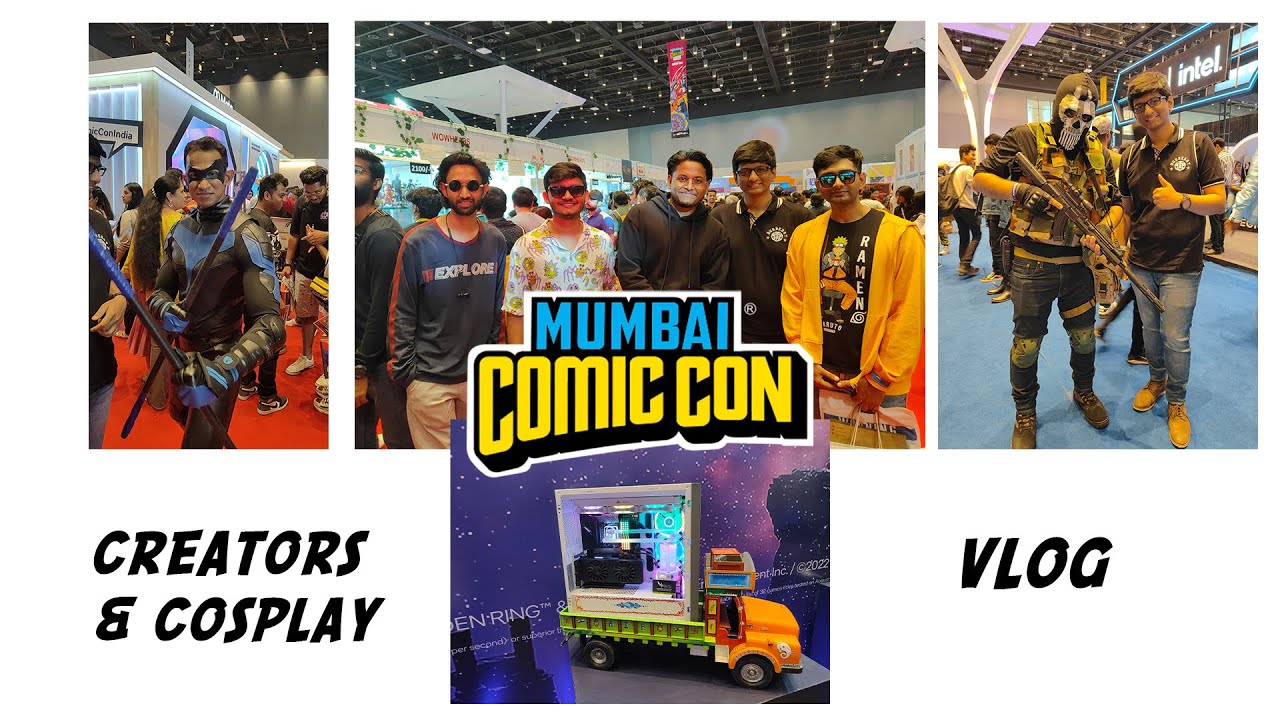 MUMBAI COMIC CON 2023 | MEETING CREATORS, COSPLAYS, GAMES, AND MUCH ...
