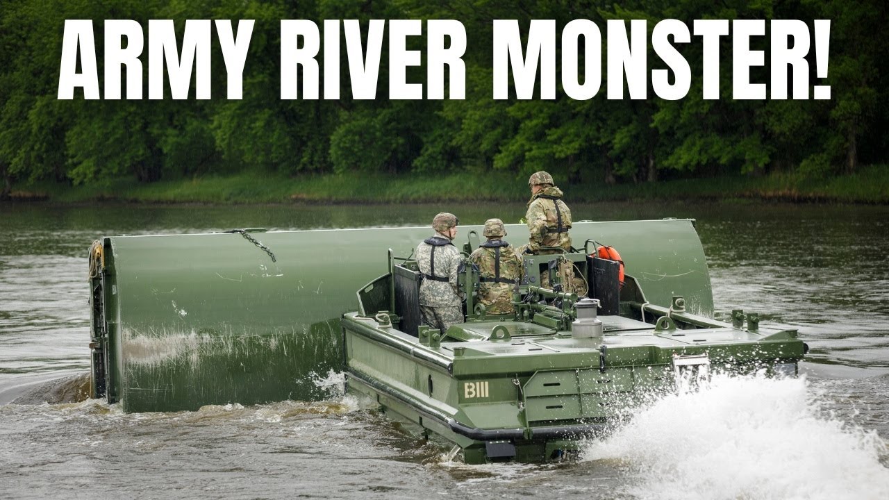 M30 Bridge Erection Boat: How the Army Crosses Rivers in Seconds - YouTube