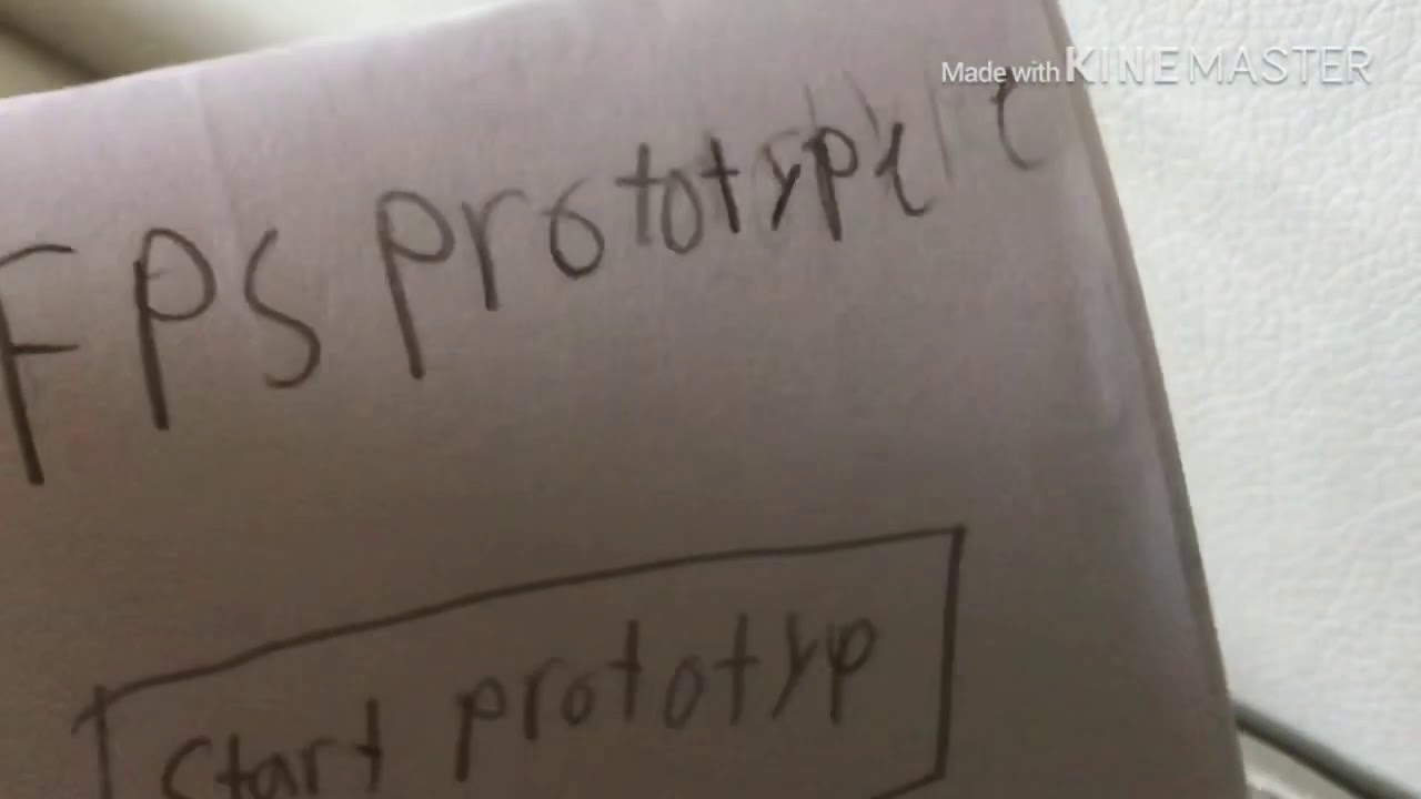 FPS paper game prototype - YouTube