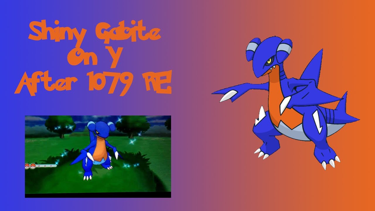 Shiny Gabite On Y After 1079 RE!! (Friend Safari) - YouTube