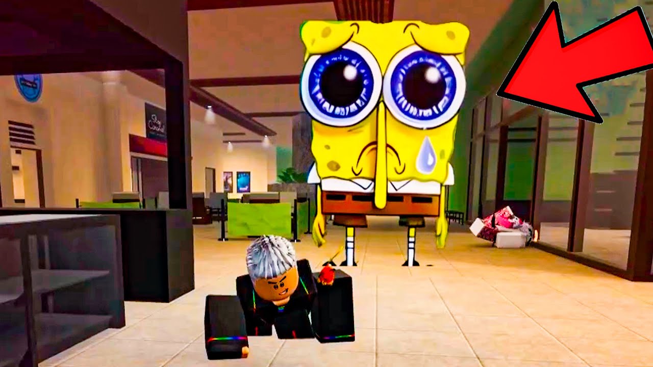 FUGINDO do BOB ESPONJA (ROBLOX EVADE) - YouTube