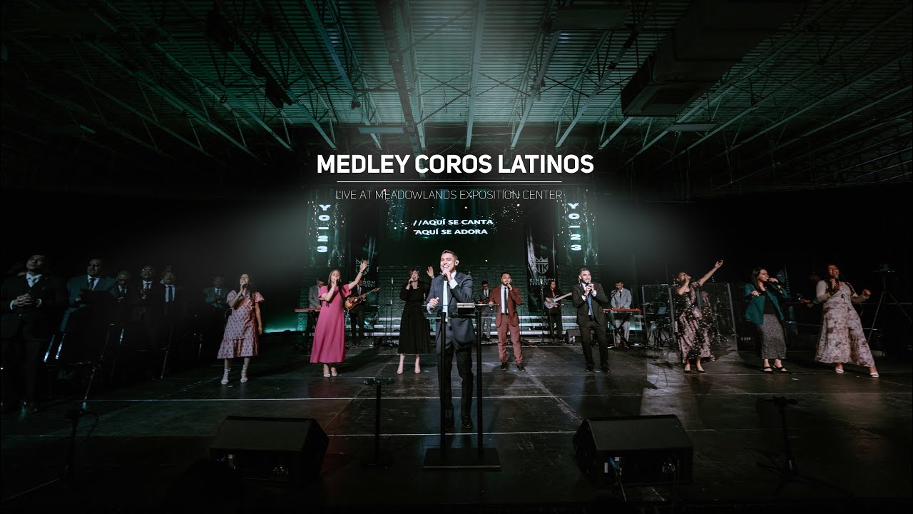 MEDLEY COROS LATINOS // Vamos Adorar Al Rey // Bendiceme // Aqui se ...