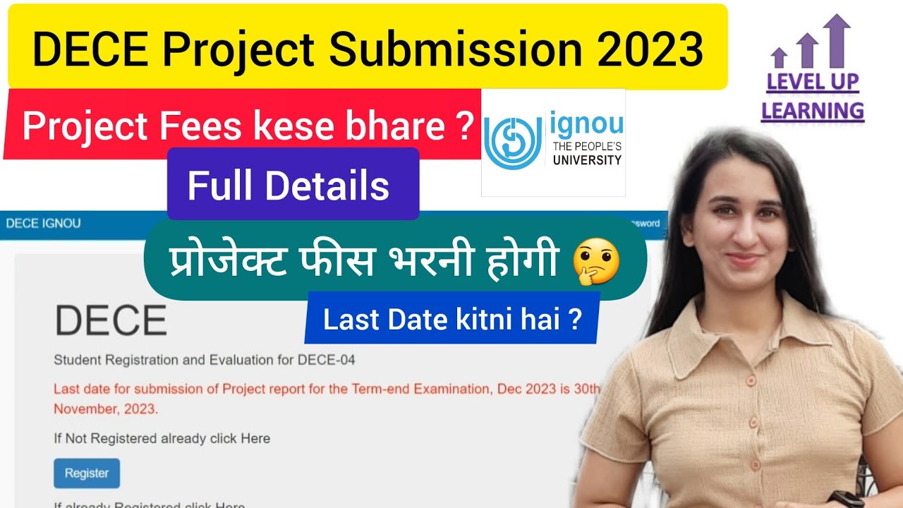 DECE Project Submission Fees 2023 Level Up Learning Simran Gumber - YouTube