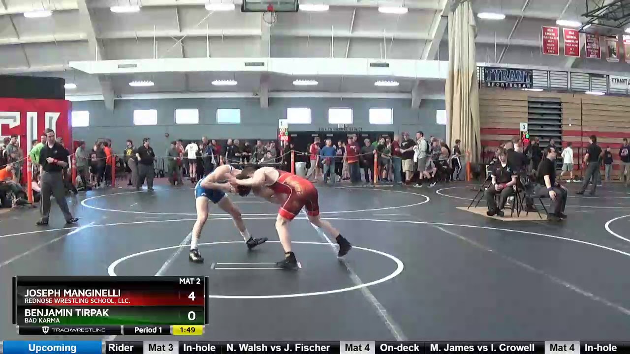 Junior Men 126 Joseph Manginelli RedNose Wrestling School, LLC. Vs ...