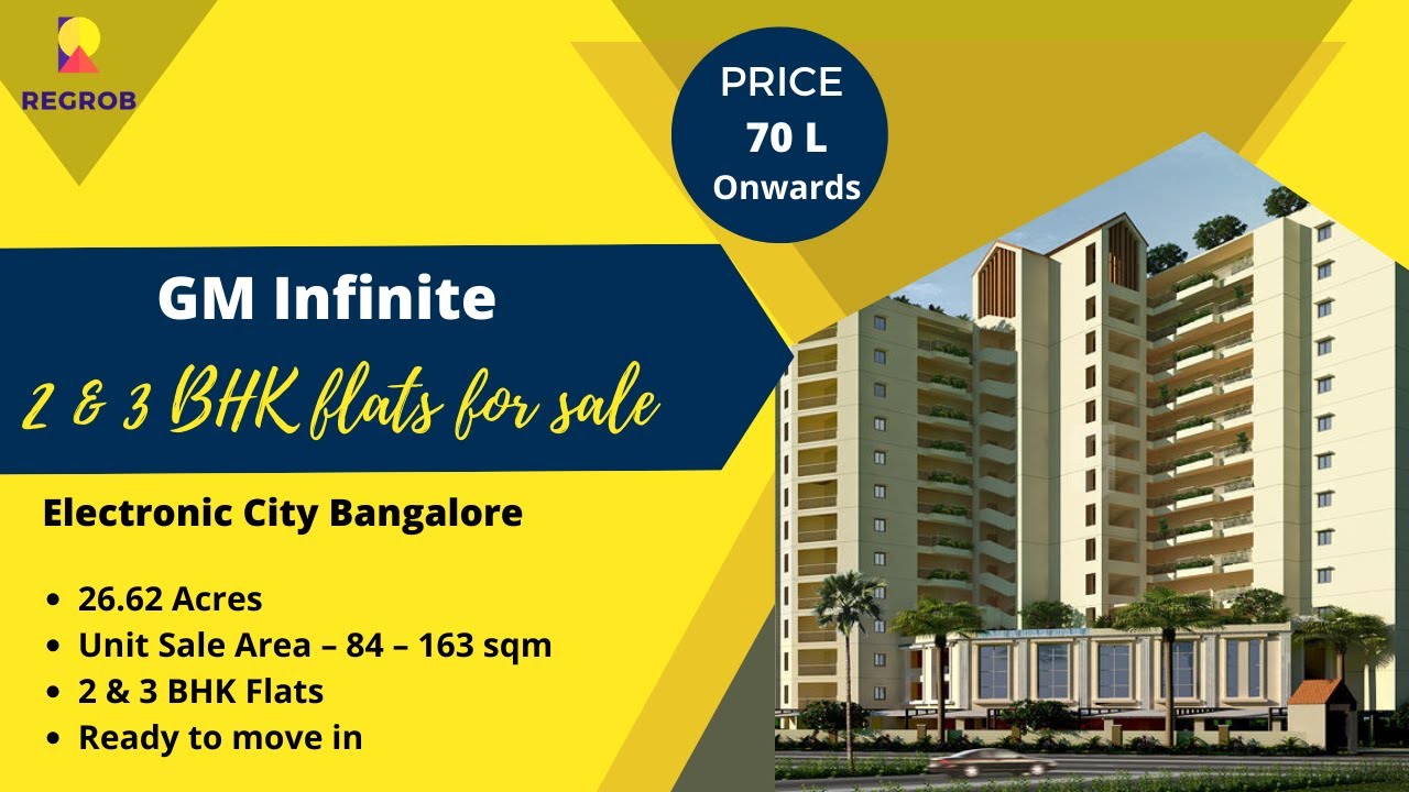 GM Infinite 100% Life 770 SqFt 2 BHK Flats For Sale in Electronic City ...