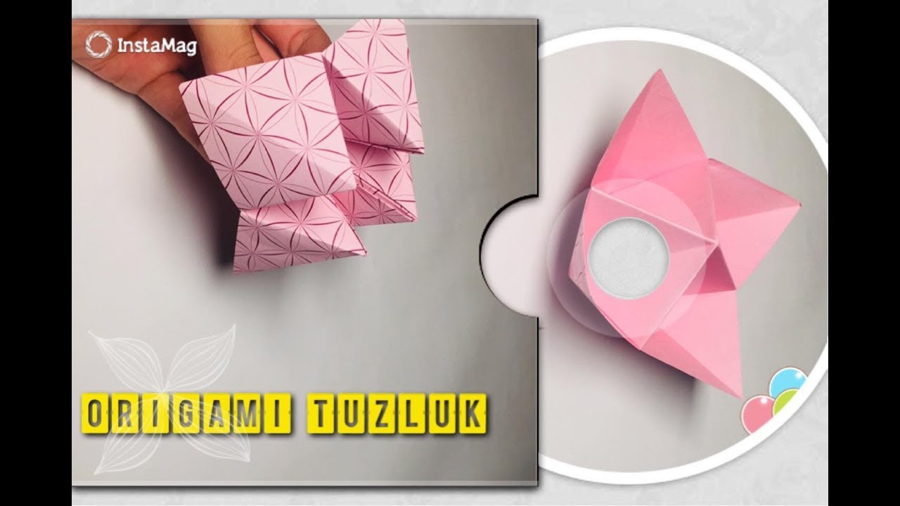 Origami Tuzluk Yapımı (How Make) - YouTube