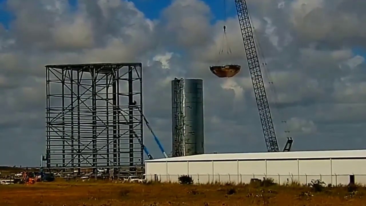 SpaceX Orbital Bulkhead Install - YouTube