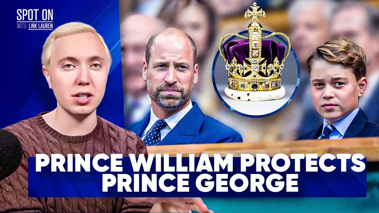 Prince William Protects Prince George From the Weight of The Crown By ...