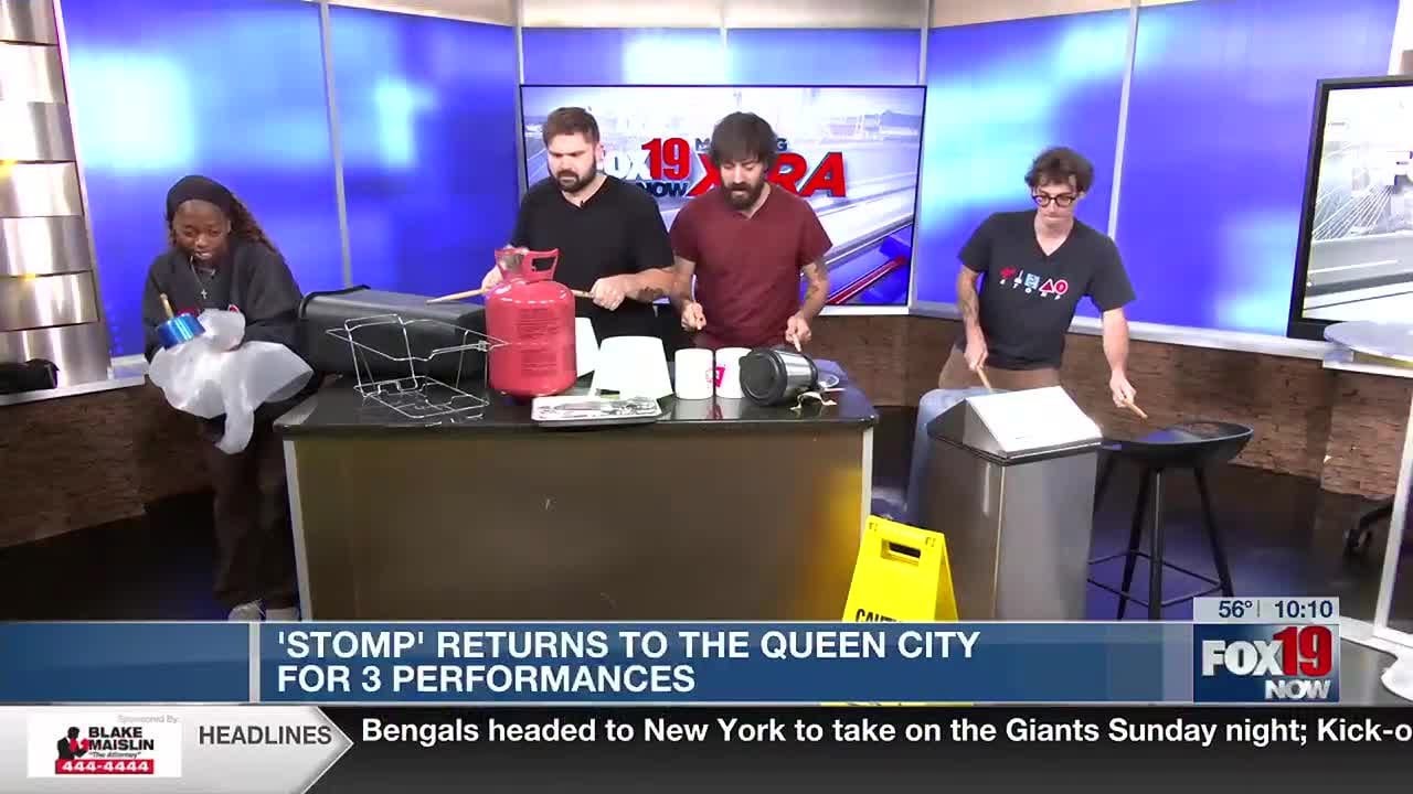 "STOMP" returns to the Queen City for 3 performances - YouTube
