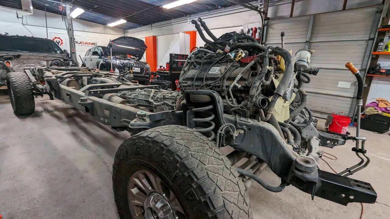 Exploring the Underbelly of the Ford F-250: Frame, Engine, Transmission ...