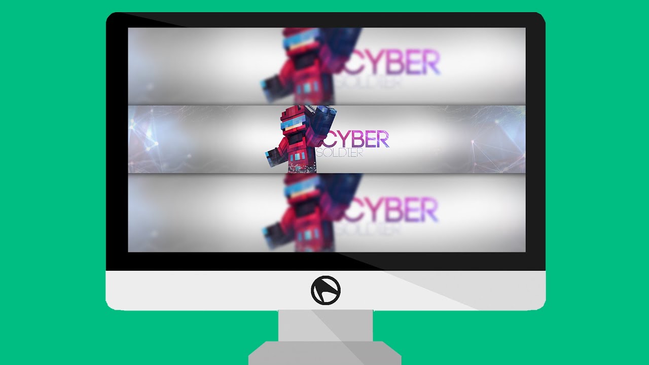 CHROME- CYBER SOLDIER MINECRAFT BANNER - YouTube