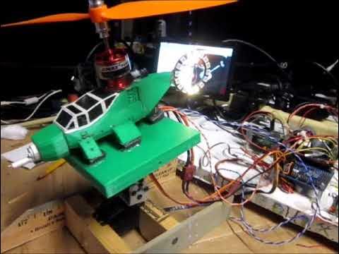 Arduino as a IO expander for Raspberry PI I2C - working demo- copter with rotor motor via ...