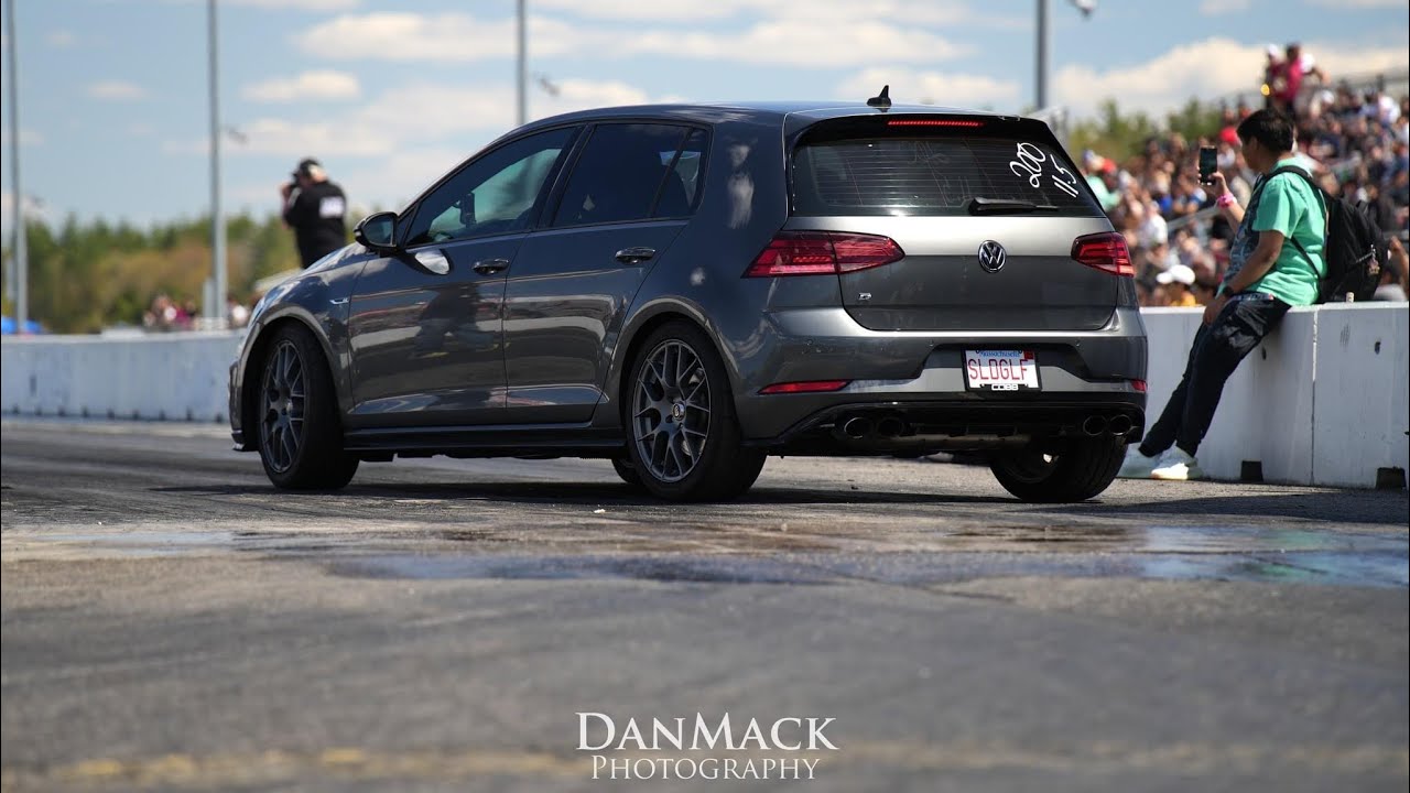Golf R competing in the 11.5 index at Import Face Off New England Drag ...