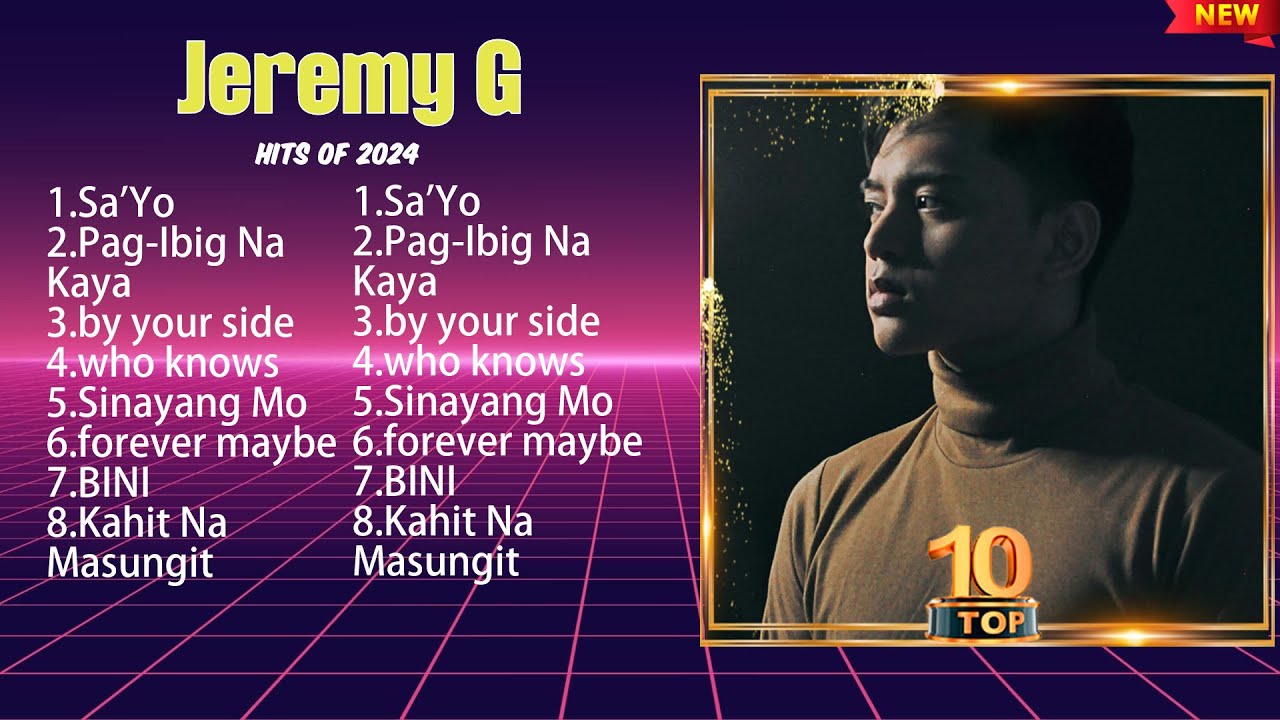 Jeremy G Best OPM Songs Ever ~ Most Popular 10 OPM Hits Of All Time ...
