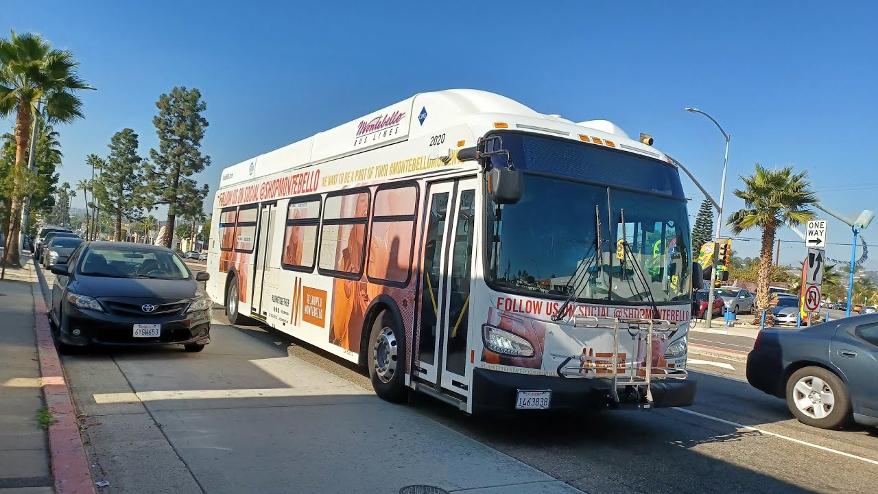 Montebello Bus Lines 2021 New Flyer XN40 #2020 - YouTube