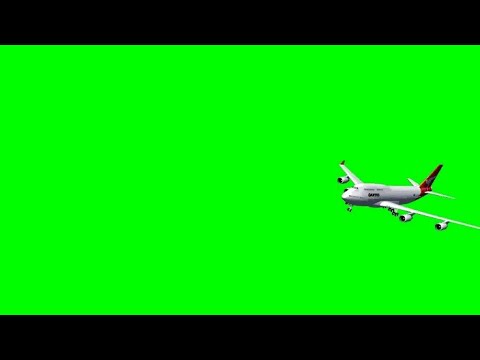Green screen effect Plane amazing videos | Green Screen Airplane ...
