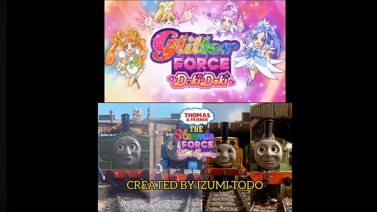 Thomas/Glitter Force Doki Doki intro comparison - YouTube