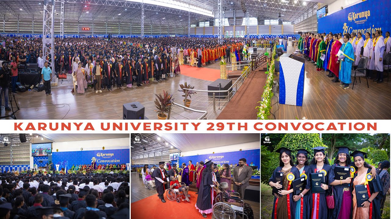 Karunya University 29th Convocation - YouTube
