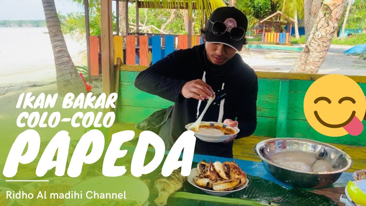 Papeda ikan bakar colo2 dan ikan kuah kuning | kuliner khas Maluku 02 ...