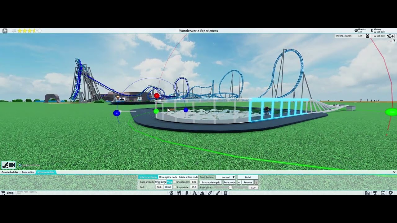 How to build a fountain | Theme Park Tycoon Tutorials #1 - YouTube