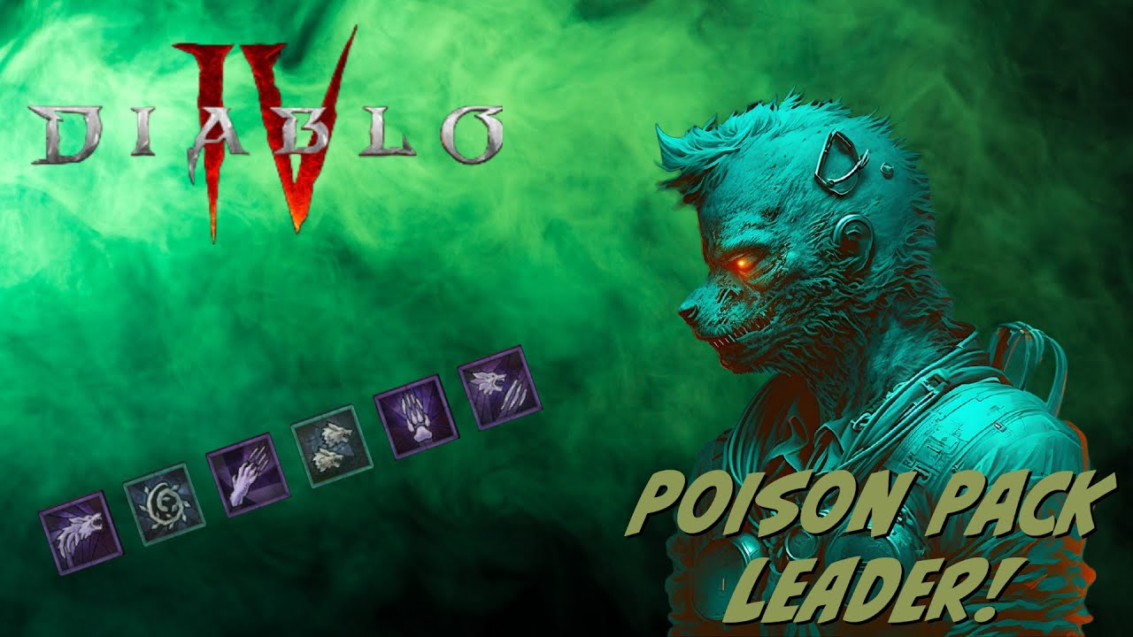 Diablo 4 Poison Pack Leader Druid! - YouTube