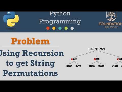 Python - String Permutations using Recursion - YouTube