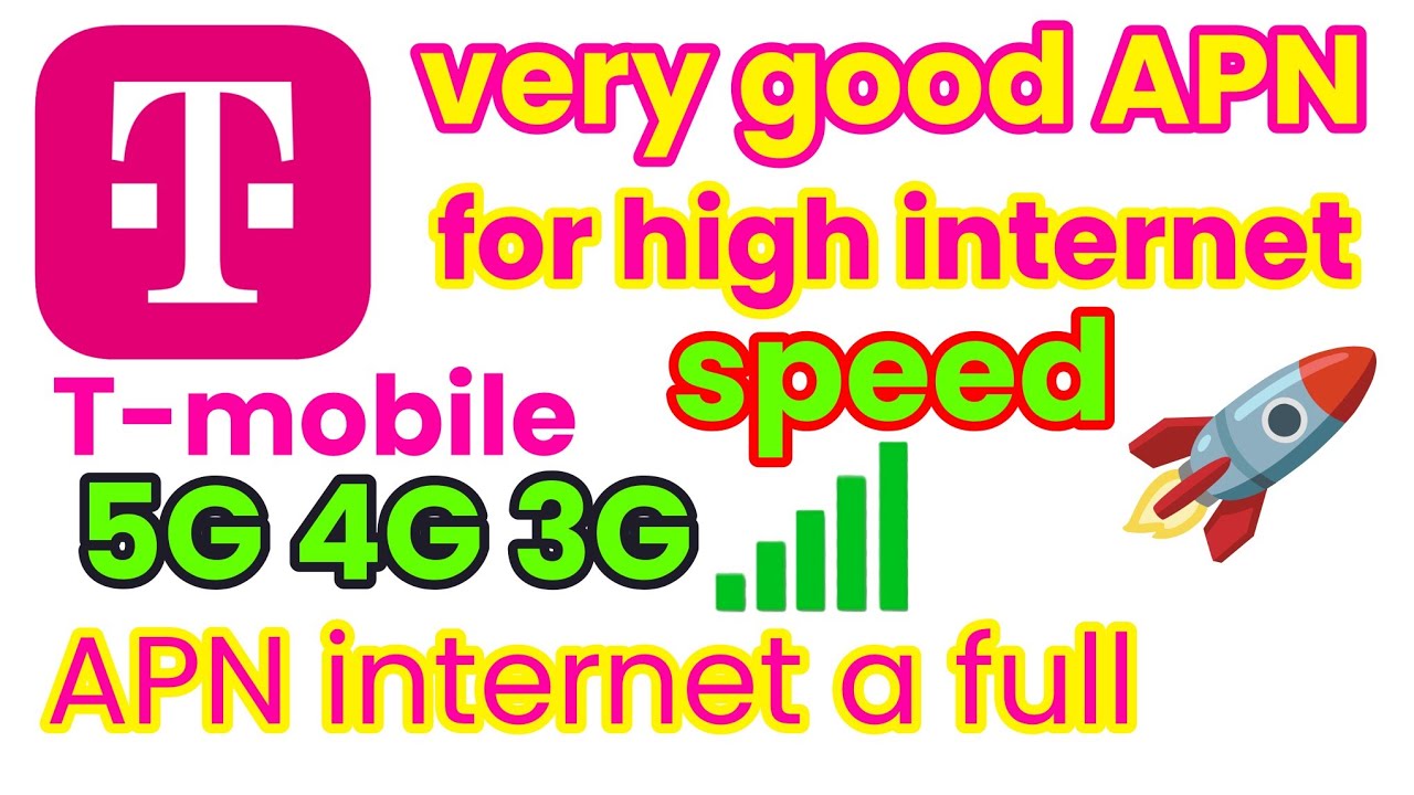 Very good APN 2025 for TMOBILE to have faster and fuller internet ...