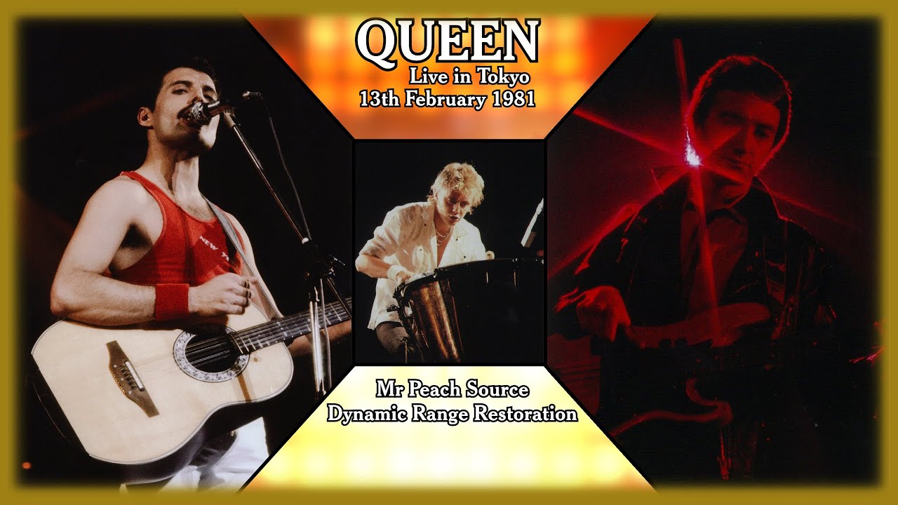 Queen - Tokyo - 13th February 1981 - Mr Peach Source Restoration - YouTube