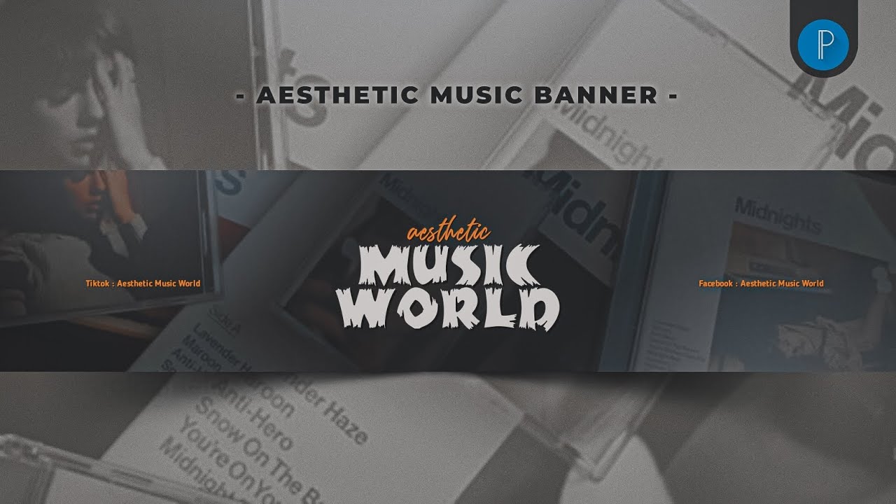 Create dis Aesthetic Music Banner for YouTube channel | Pixellab ...