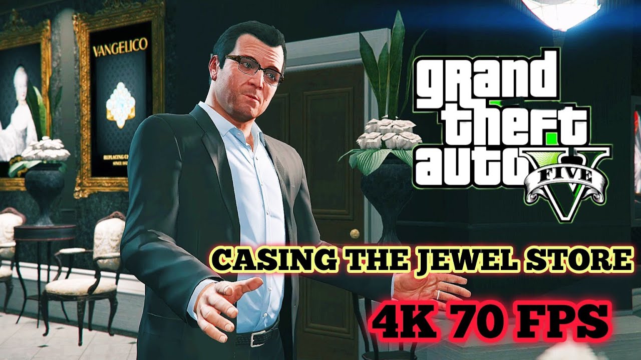 GTA 5 Casing The Jewel Store mission #9 gameplay Walkthrough - YouTube