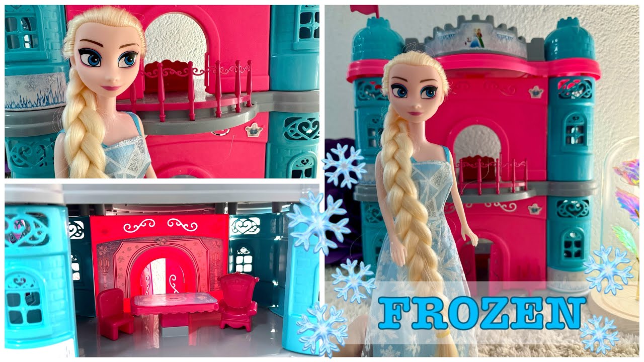 Frozen Castle Of Princess Elsa | Elsa’s Frozen Kingdom | Unboxing ...