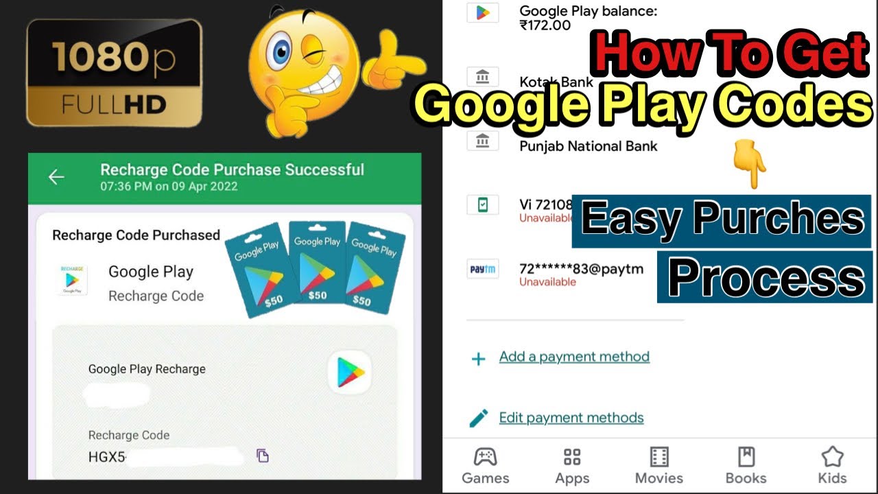 Google Play Recharge & Balance Add Karna Sikhen ~ reedem code Procces ...