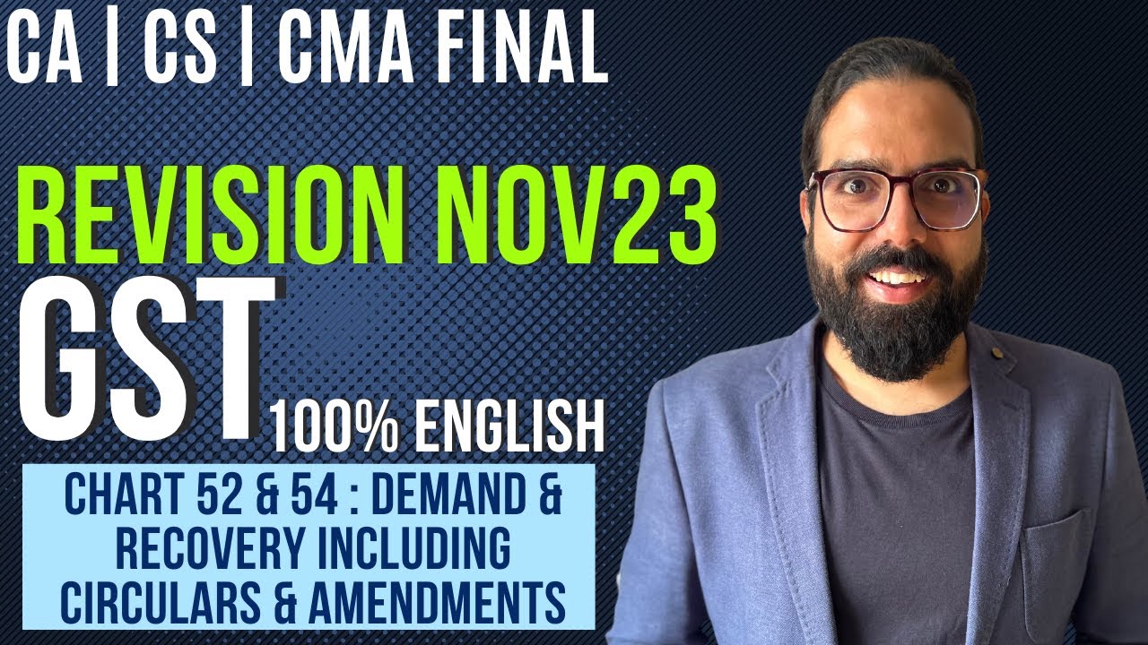 Chart 52 & 54 Demand & Recovery including circulars & amendments l IDT ...