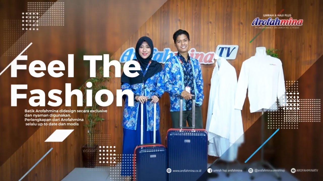 Batik Arofahmina II Kelengkapan Umroh terbaru - YouTube