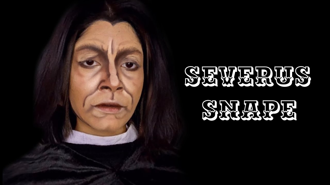 SEVERUS SNAPE MAKEUP!!! - YouTube