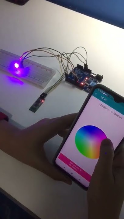 RGB LED Control with Arduino Bluetooth! #arduino #arduinoproject #bluetooth - YouTube
